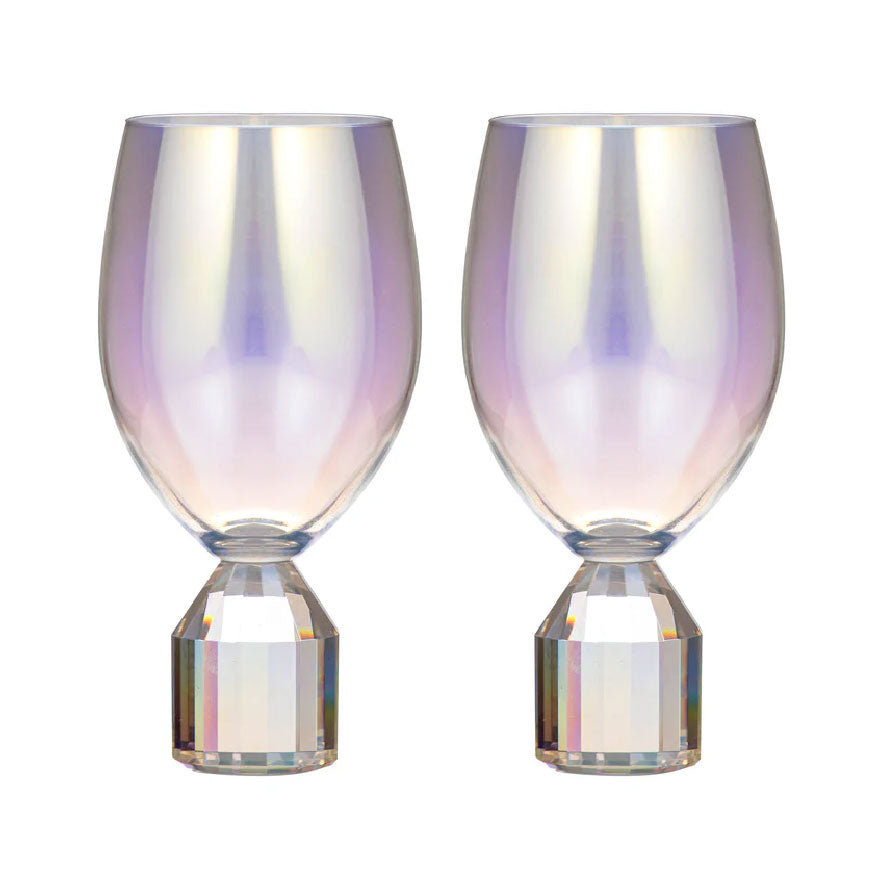 Ladelle Ava Wine Glasses - Opal (2pc) - Glasses & Stemware | KOOP | — Koop