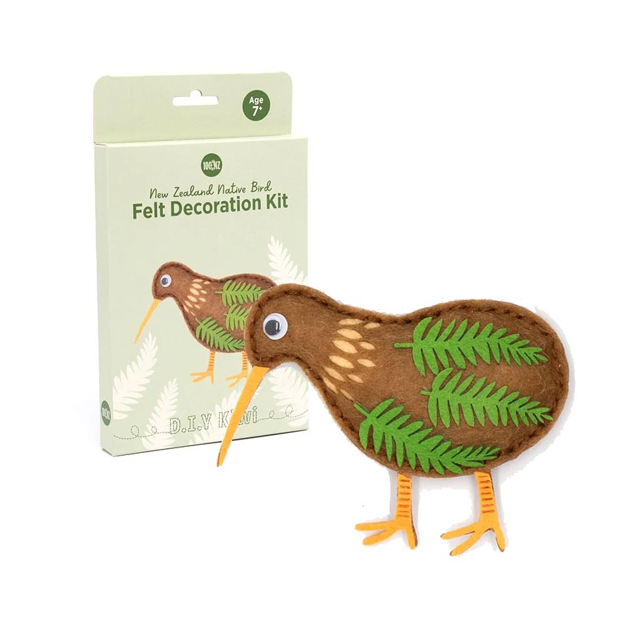 100% NZ Felt DIY Kit - Kiwi- NZ Kids Gifts - Activity & Craft Kits ...