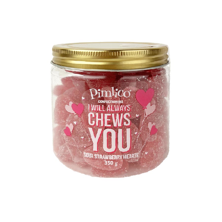 Pimlico Jar Sweets - I Will Always Chews You (350g) - Novelty Gift ...