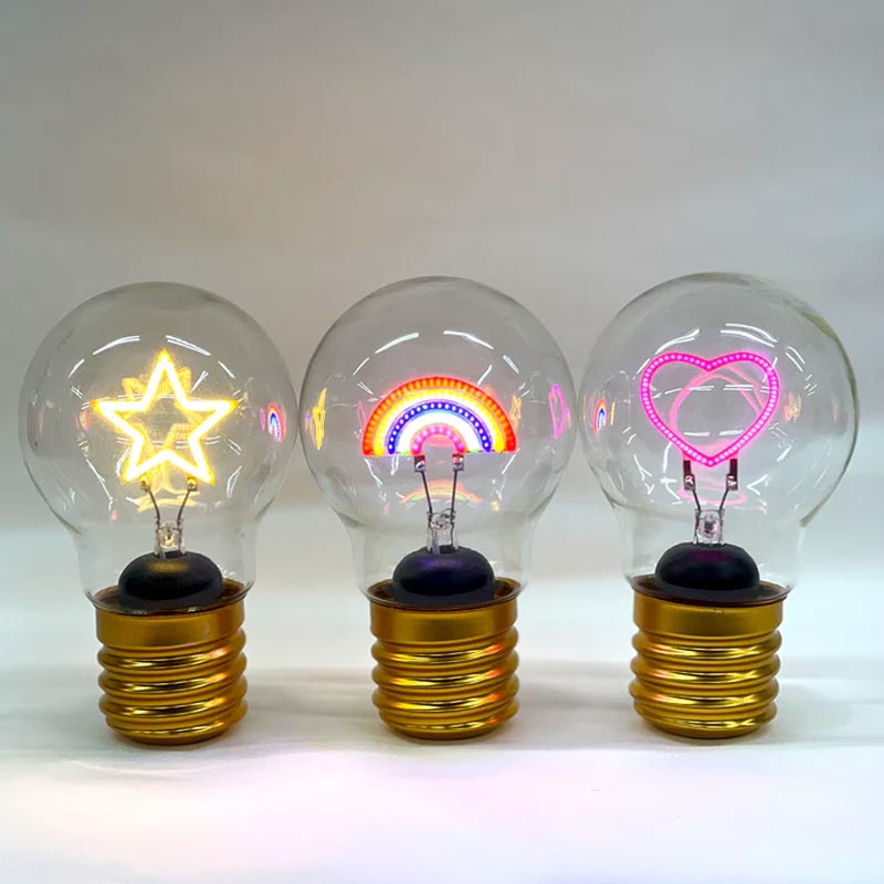 Stellar Haus LED Filament Lightbulb Night Light (USB) - Rainbow - Kids ...