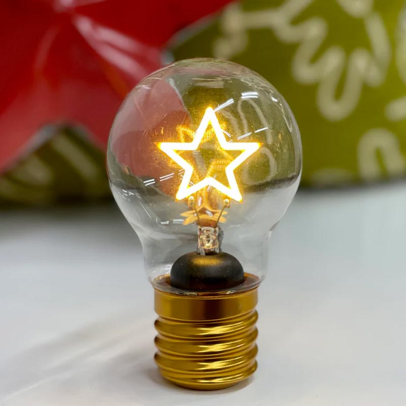 Stellar Haus LED Filament Lightbulb Night Light (USB) - Star - Kids ...