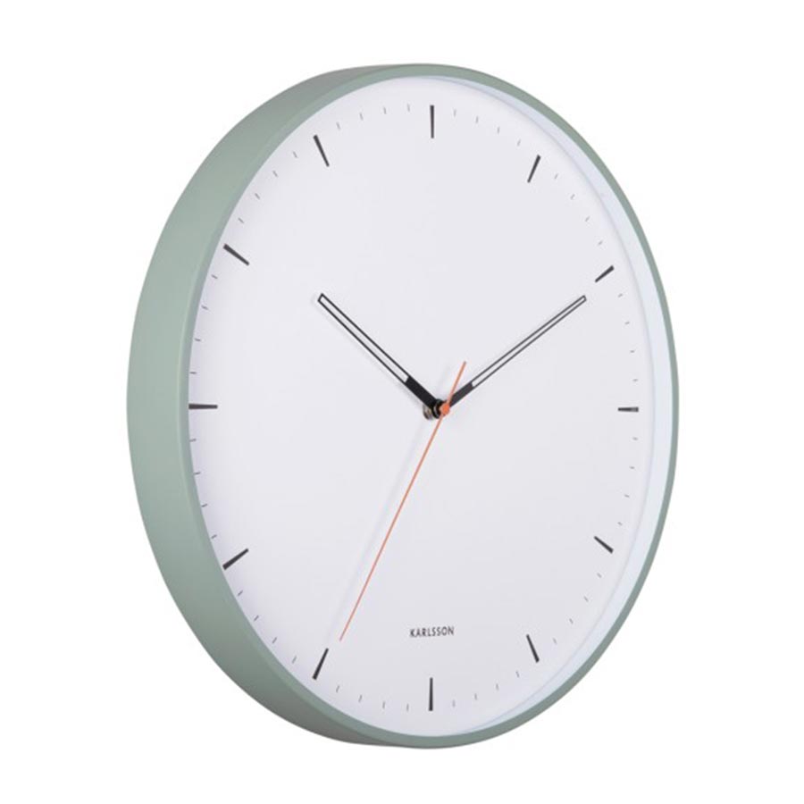 Karlsson Calm Wall Clock - Grayed Jade (40cm) - Karlsson Wall Clocks NZ ...
