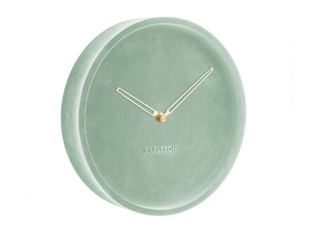 Karlsson Lush Velvet Wall Clock Grayed Jade (30cm) - Karlsson Wall ...