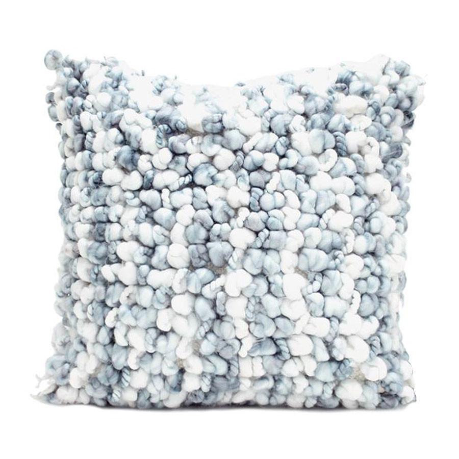 Stoneleigh & Roberson Blue Grey Bobble Cushion (45cm) - Couch Cushions ...