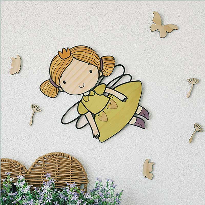 Crystal Ashley Fairy Princess Pine Wall Art | KOOP | — Koop