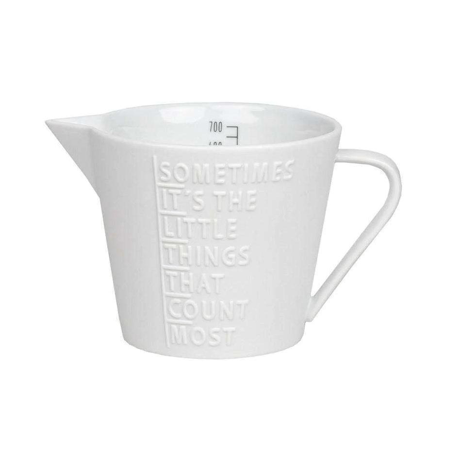 Rader Little Things Porcelain Measuring Jug 700ml | KOOP | — Koop