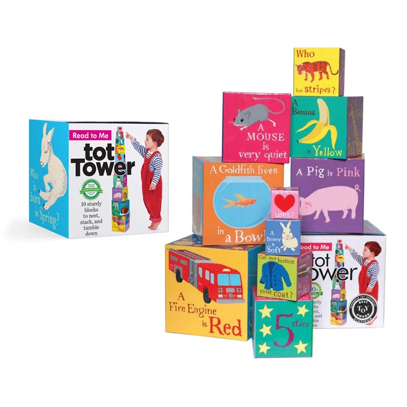 eeBoo Tot Tower Nesting Blocks Read To Me - Early Learning Toys | KOOP ...