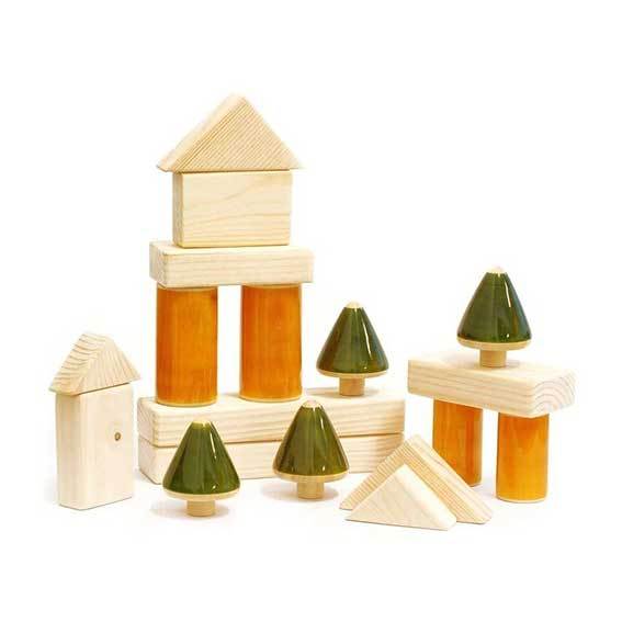 Maya Organic Wooden Building Blocks - Homeware & Gifts NZ | KOOP | — Koop